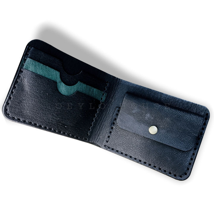 Biflod Leather Wallet coin pocket ceylo house B301-1 100% Natural ...