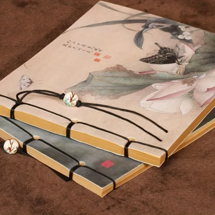 Ancient Style Ancient Style Sketchbook Tassel Line Package Lotus ...