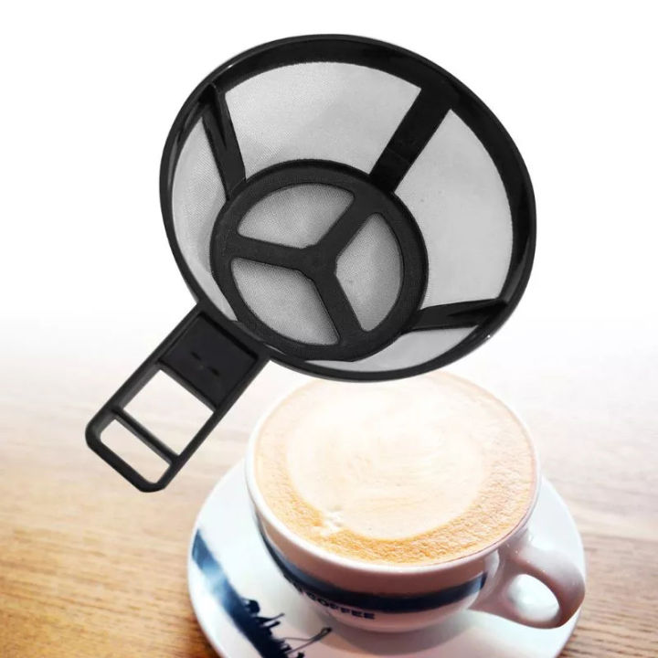 Reusable Coffee Basket Cup Style Coffee Machine Strainer Mesh Encounter ...