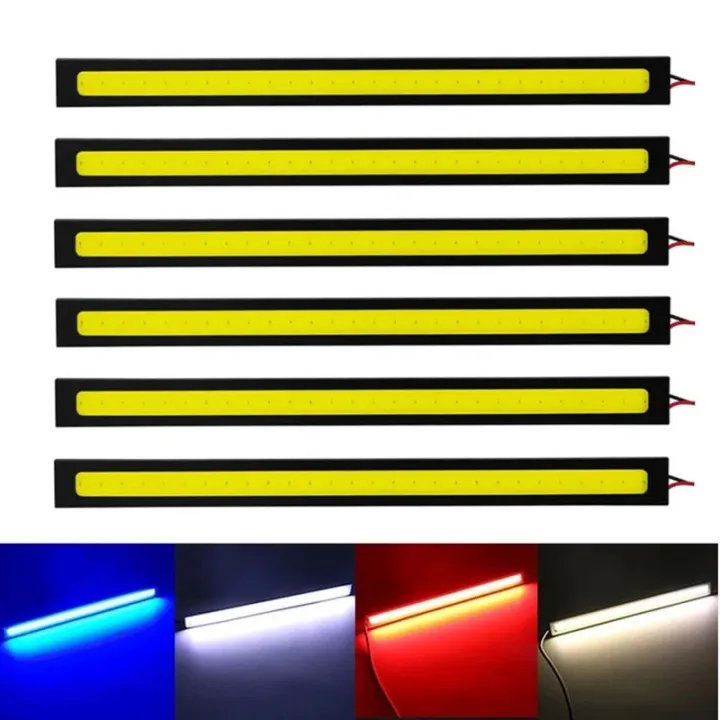 6PCS Super Bright 17cm LED COB Fog Daytime Running Light Waterproof 12V ...