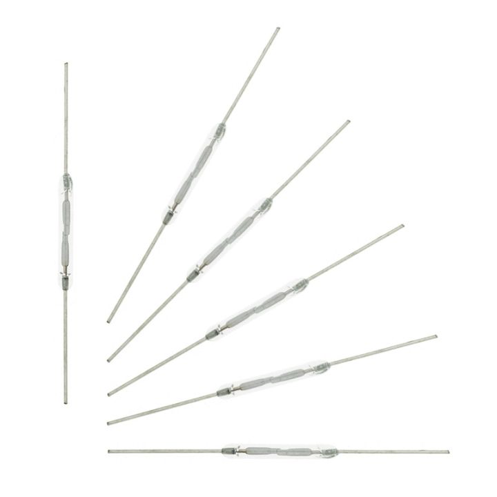 10pcs N/O Reed switch Magnetic Switch 2 * 14mm Normally Open Magnetic ...
