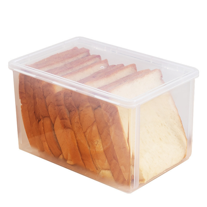 Airtight Bread Storage Containers Bread Box Plastic Reusable Loaf Cake ...