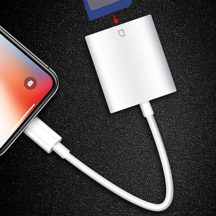 Believesinkinte For IPhone Multi Card Reader for Lightning for SD TF ...