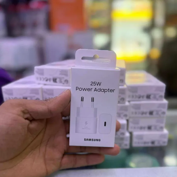 Samsung 25W PD Adapter - Samsung Fast Charger 25W (2 Pin) Adapter Original | Daraz.lk