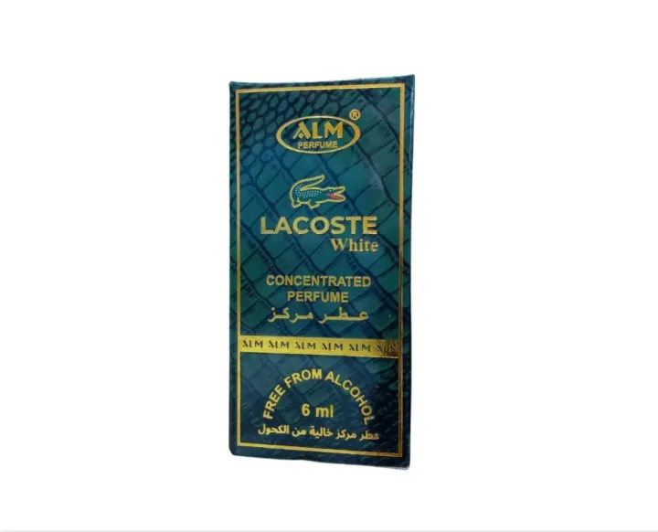 ALM Lacoste White Concentrated Perfume - Attar (6ml) | Daraz.lk