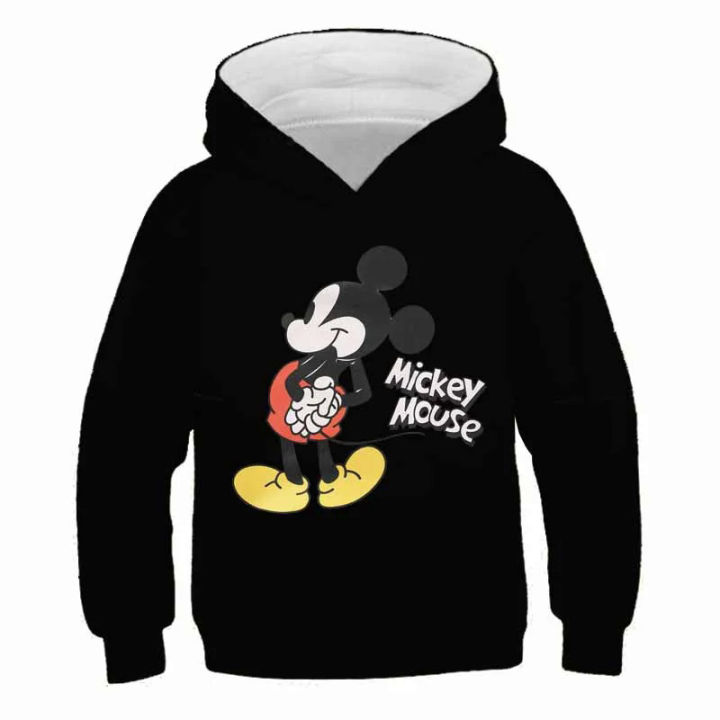 Mickey Mouse Minnie Children Sweatshirt Kawaii Disney Hoodies Mickey ...