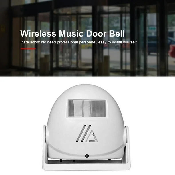 Sensor Doorbell ,Wireless Chime Door Bell, Motion Sensor Warning ...