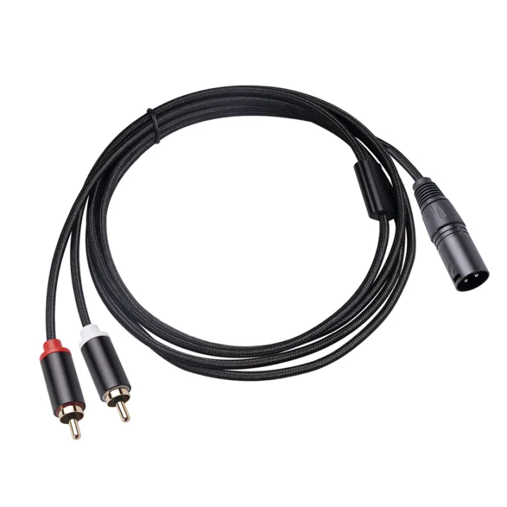 Stereo Audio Cable Amplifier Mixing Plug AV Cable 1M | Daraz.lk