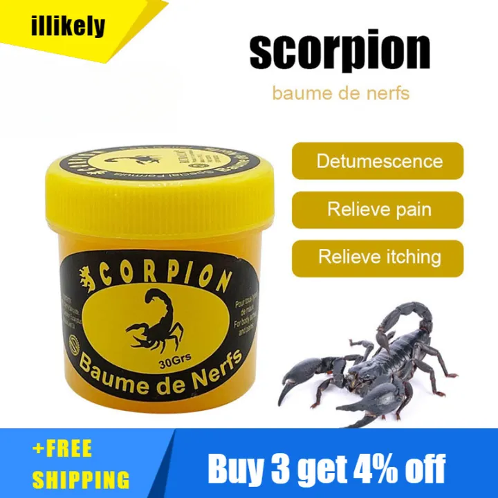 Scorpion Ointment Cream Self Heating Relieves Muscle Fatigue Balm Pain ...