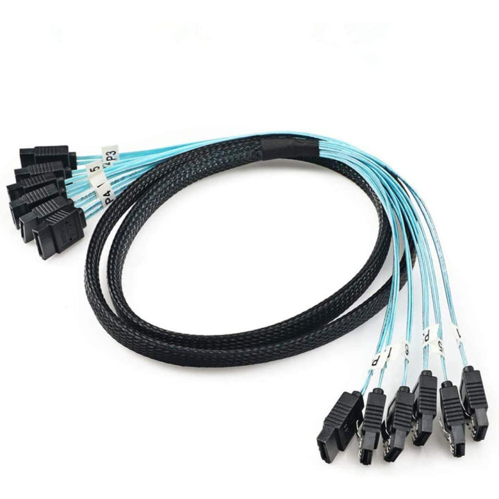 4/6 pcs/set Sata To Sata Cable 4/6 Ports/Set Date Cable 7 Pin Sata Sas ...