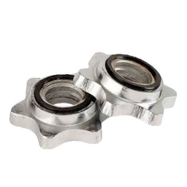 Barbell Clamps Dumbbell Clamps Hex Nuts Anti-slip Spin-Lock Collar ...