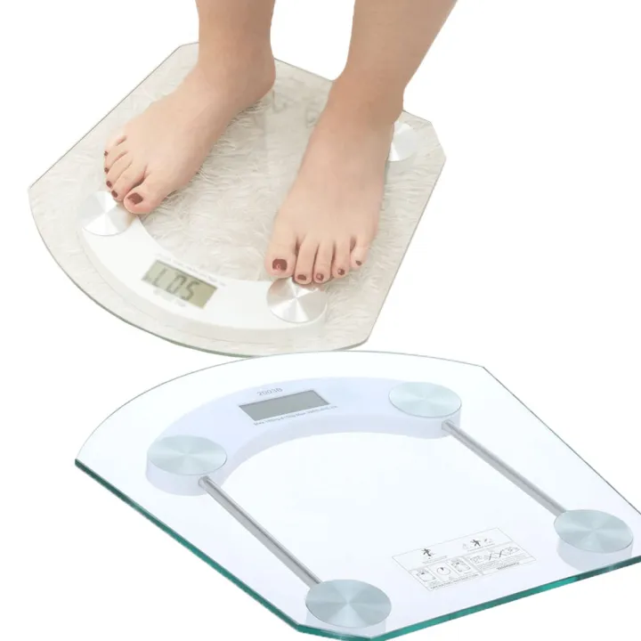 Electronic Scale Tempered Glass Digital LCD - 180 kg | Daraz.lk