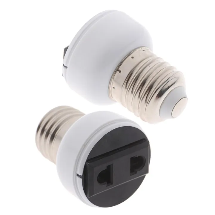 Hot！E27 ABS US/EU Plug Connector Accessories Bulb Holder Lighting ...