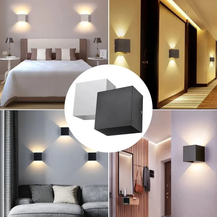 LED Wall Light Modern Aluminum Waterproof Outdoor and Indoor ...