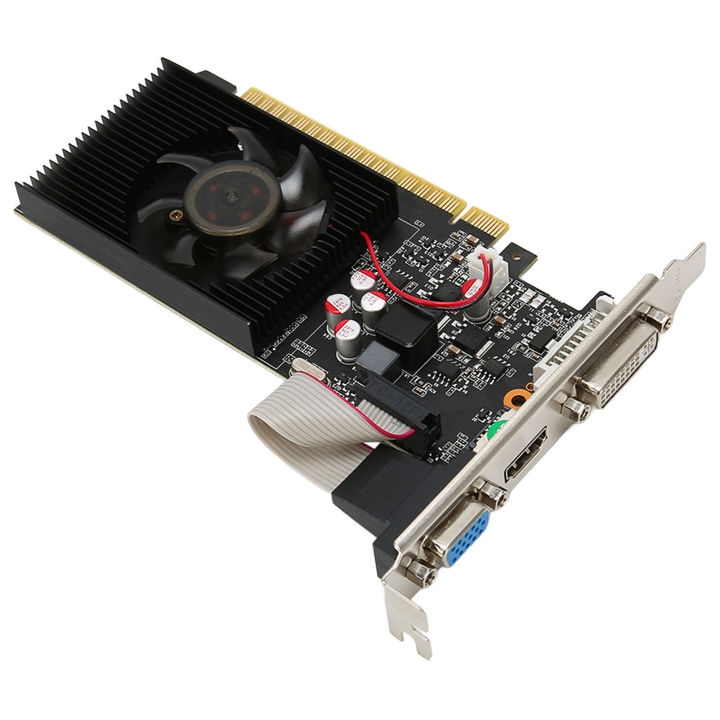 Graphics Card 810MHz 1300MHz Gaming Video Card 1G DDR3 64bit for ...