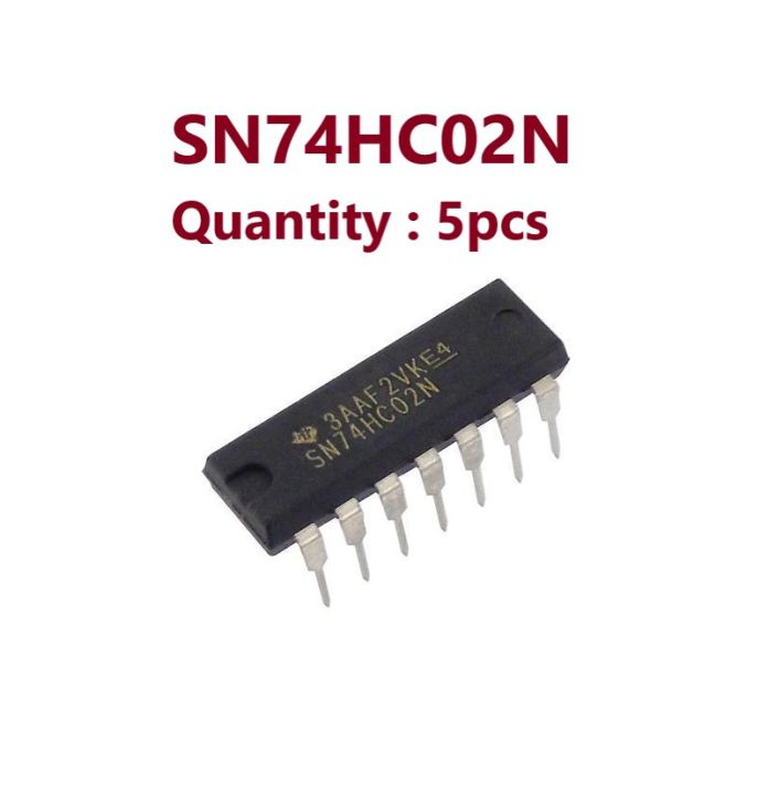 5 pcs of SN74HC02N 7402 NOR Gate IC | Daraz.lk