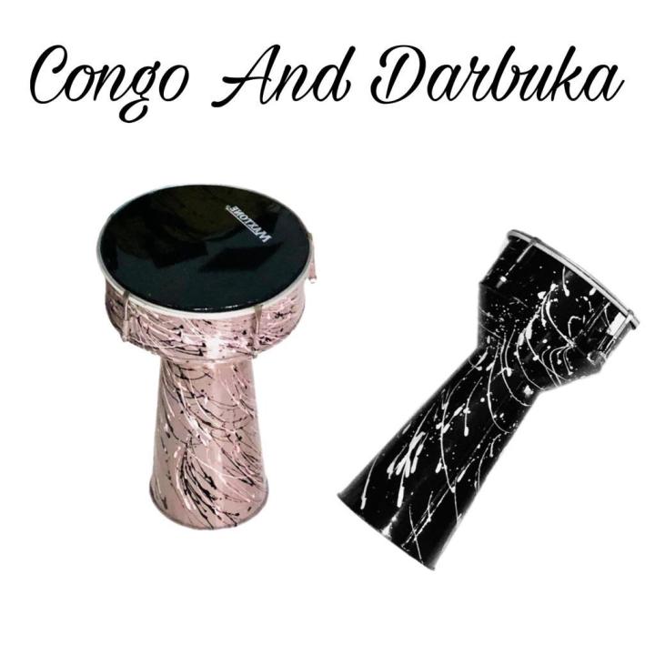 Rowell/ Maxtone 8/10 inch Plate Congo Darbuka Djembe Bongo Tunable All ...