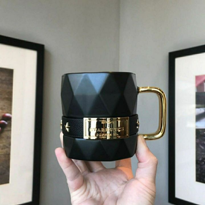 Tripod Limited Edition 2021 Ring Classic Black Gold Border Mug Coffee ...