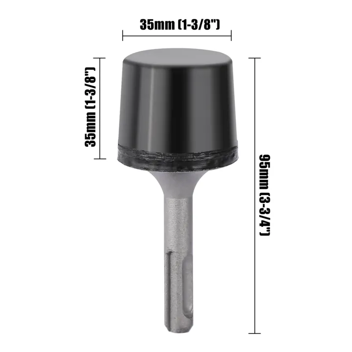 Versery SDS-PLUS Shank Electric Rubber for Automotive Sheet Metal ...