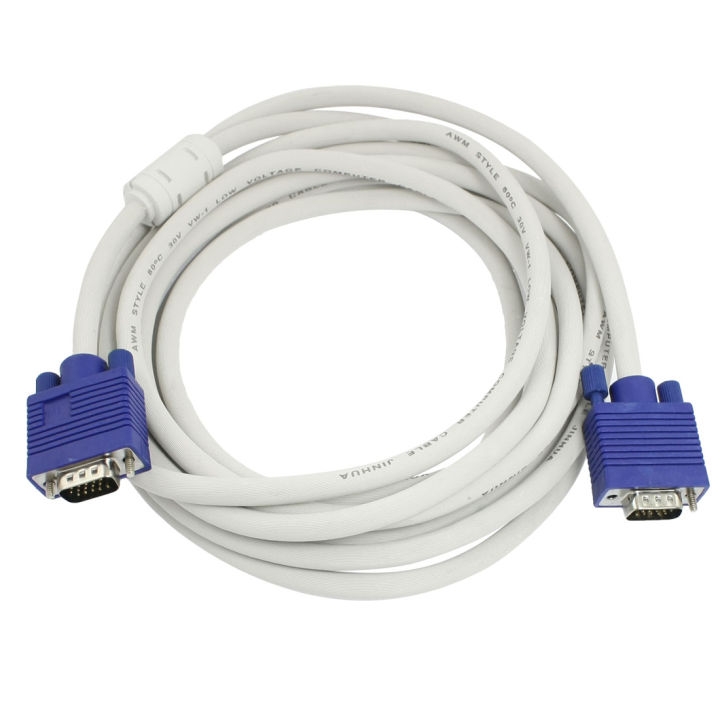 VGA Cable 5m - White | Daraz.lk