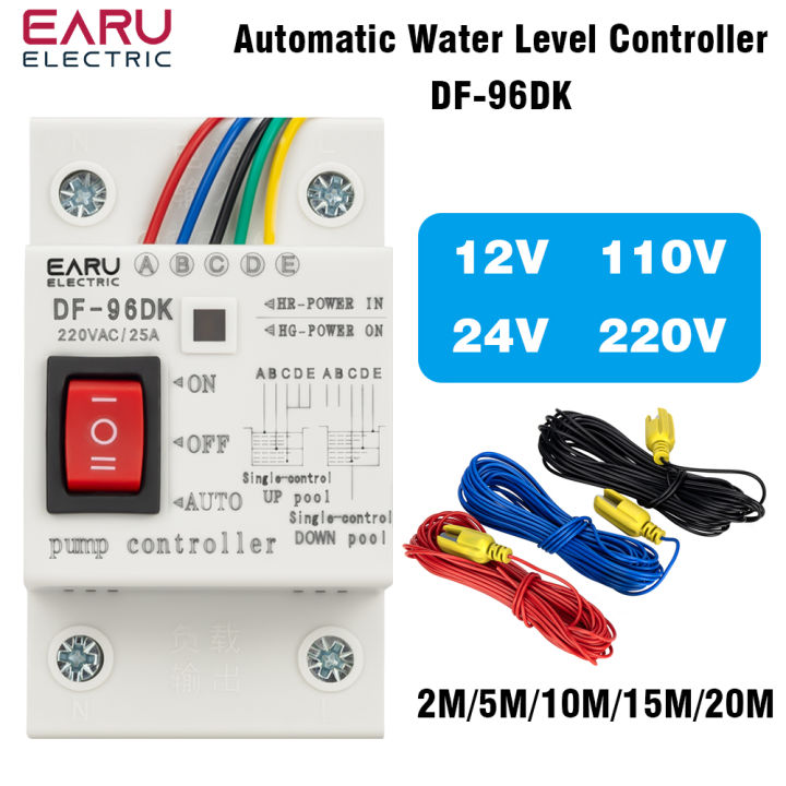 AC DF-96DK Automatic Water Level Controller Switch 20A 220V 110V Water ...