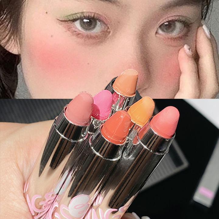 2024 Silver Tube Moistured Blush Stick Lip Tinted Eyes Cheek and Lip ...