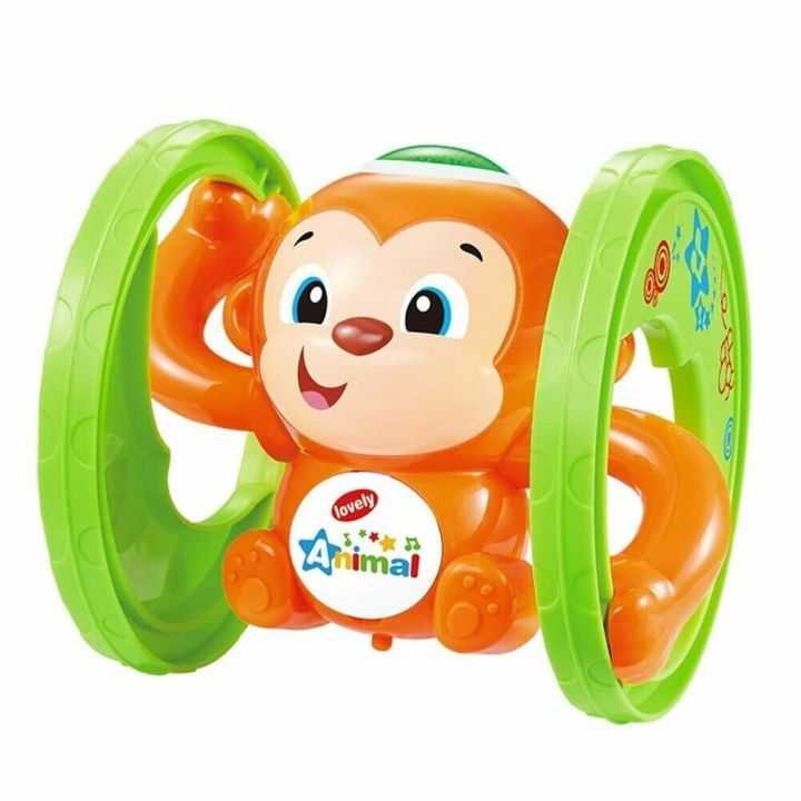 Musical Animal Wind UP 360 Degree Rotation Spins And Stunt Toy Non ...