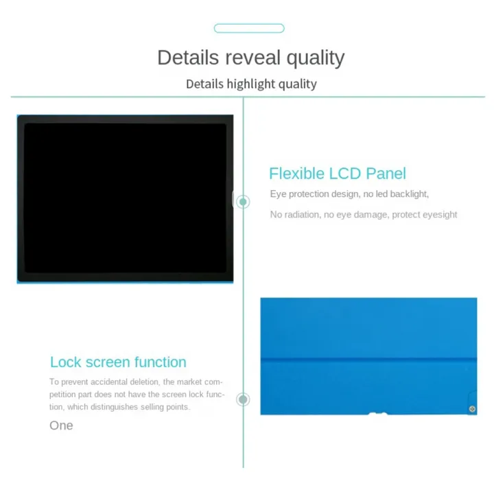 12 Inch Children'S Drawing Board LCD Handwriting Board LCD Electronic ...