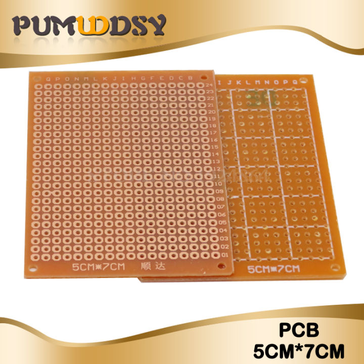 【YIYANGMAOYI111】5Pcs new Paper Copper PCB Universal Experiment Matrix ...