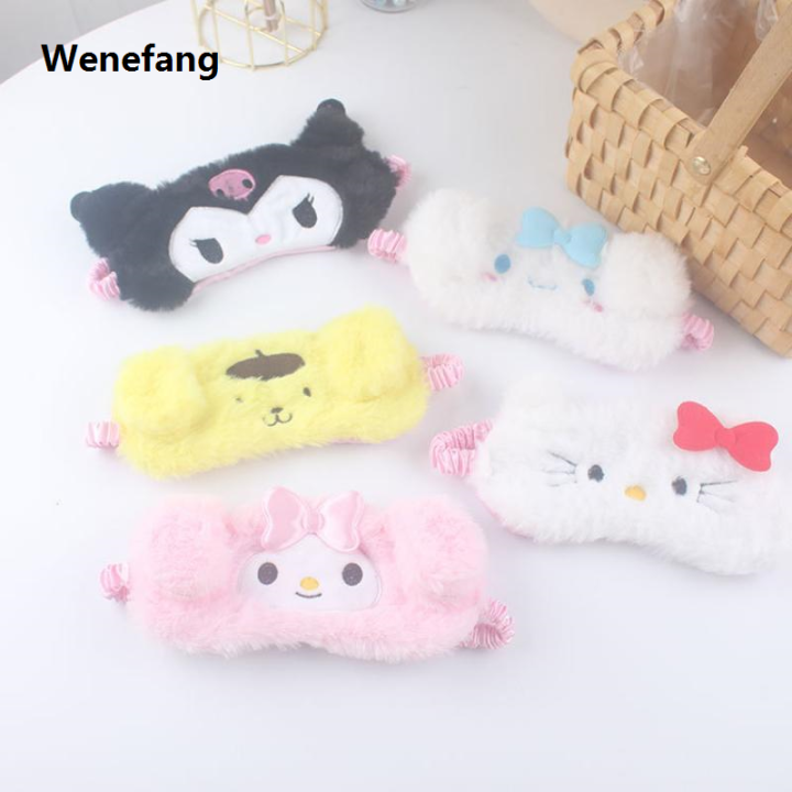 Wenefang Lovely Sanrio Eye Mask Sleeping Girl Cartoon Anime Cinnamoroll ...