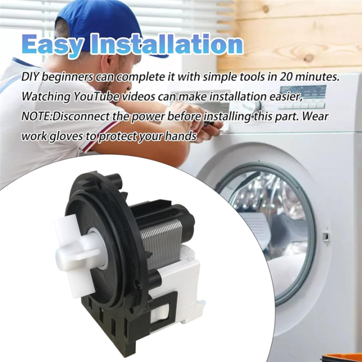 Washer BPX2-2L 5859EN1004J Drain Pump Motor Assembly for Drum Washing ...