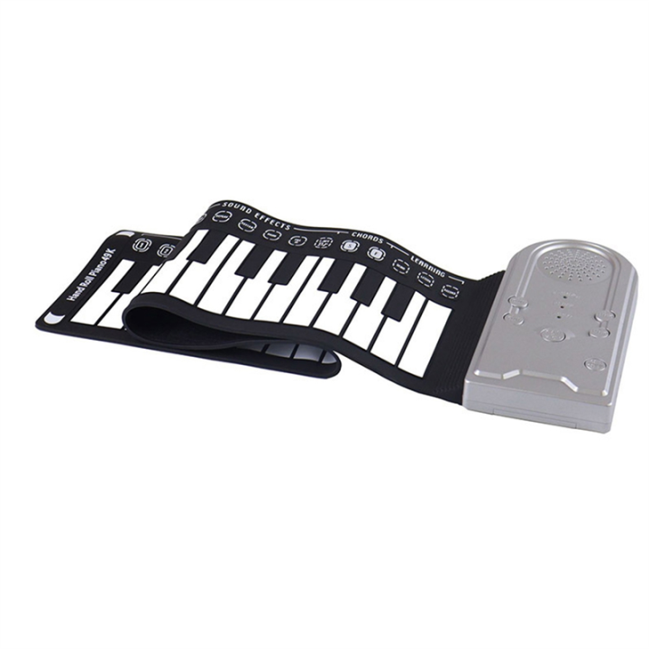 49-Key Hand-Rolled Piano with Speaker Portable Folding Children'S Piano ...