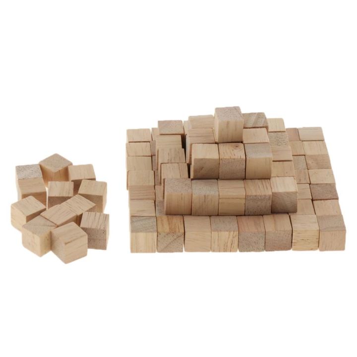 Unfinished Making Craft Hardwood Blocks Alphabet Blocks Number Cubes ...