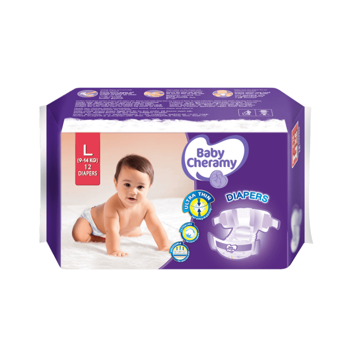 Baby Diapers - L Baby Diapers 12Pcs | Daraz.lk