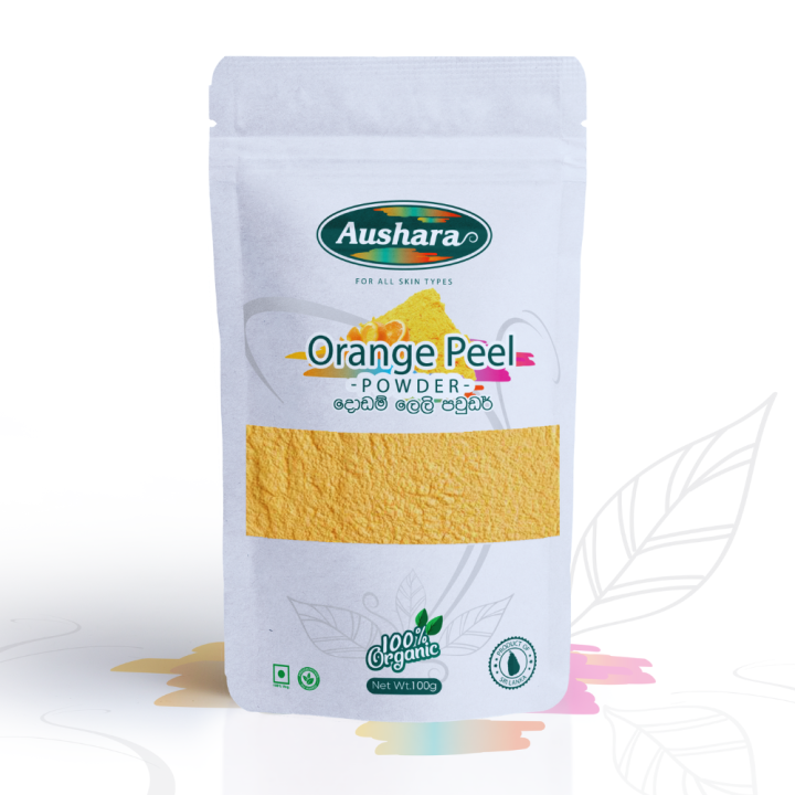 AUSHARA Orange Peel Powder 100g - Sun-Dried Citrus Zest for Radiant ...