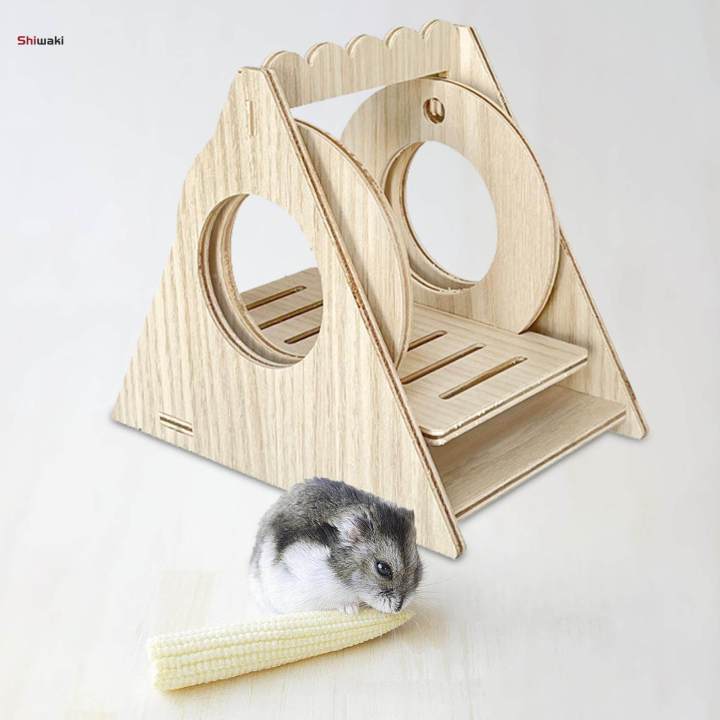 Pet Hideout Pet Wooden House Hamster House Hamster Corner House for ...