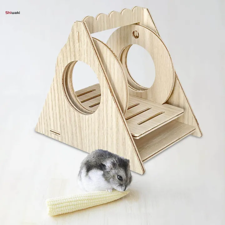 Pet Hideout Pet Wooden House Hamster House Hamster Corner House for ...