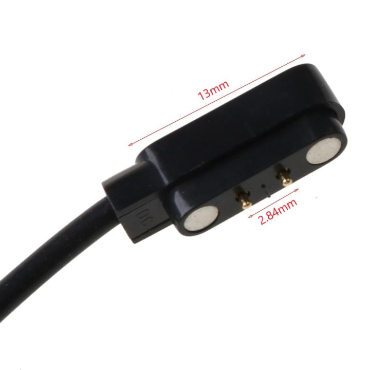 2.84mm Distance 2 pin magnetic charging cable USB Smart Watch Charger ...
