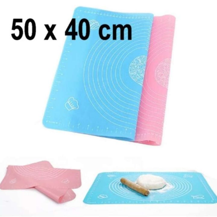 Non-Stick Silicone Baking Large Pastry Mat Non-Slip Silicone Fondant ...