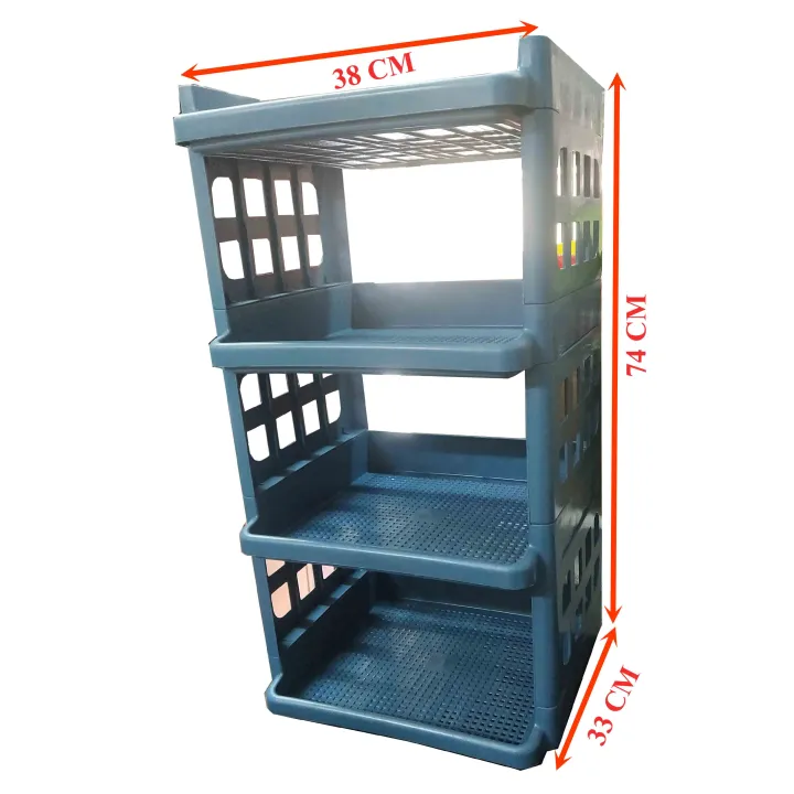 Book Shelf Rack - 4 Layers Large | Daraz.lk