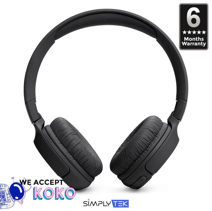 JBL Tune 520BT Wireless On-Ear Headphones, Speed Charge, Lightweight ...