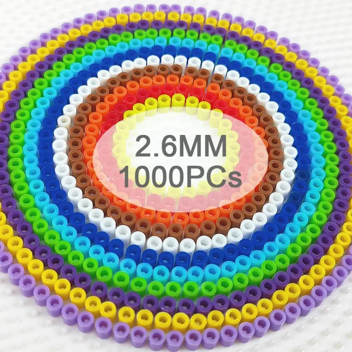 2.6mm Mini Beads 1000PCS 230colors Fuse Beads for Kids Gift Hama Beads ...