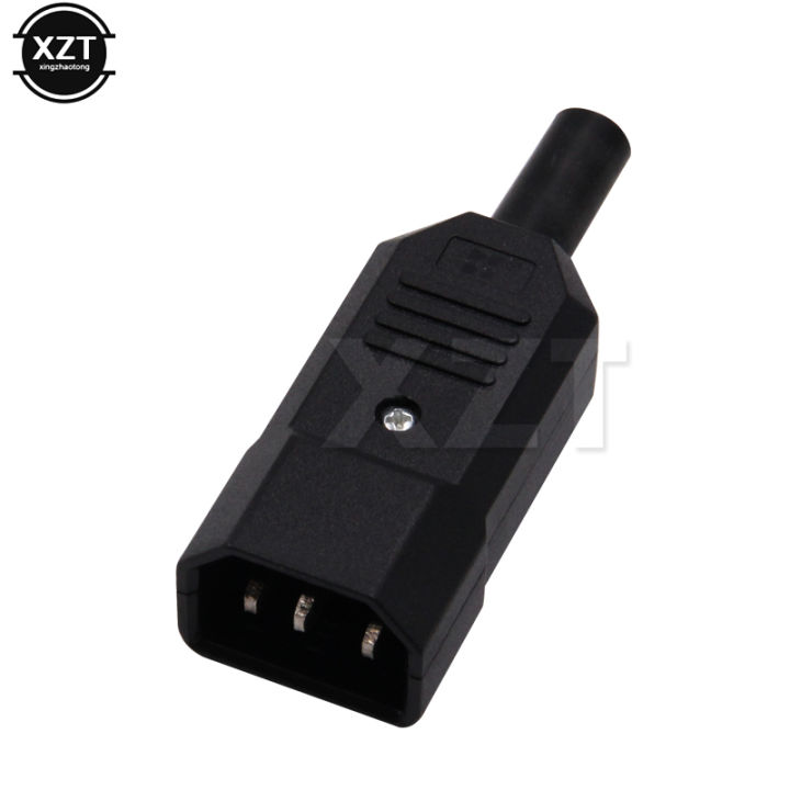 【VogueVenture】Newest 3 Pin IEC 320 C 14 C Male Plug Rewirable Power ...