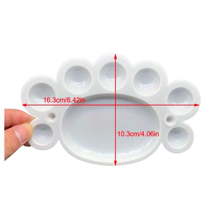 Small Paint Mixing Tray Palette for Art Students using Acrylic, Oil ...