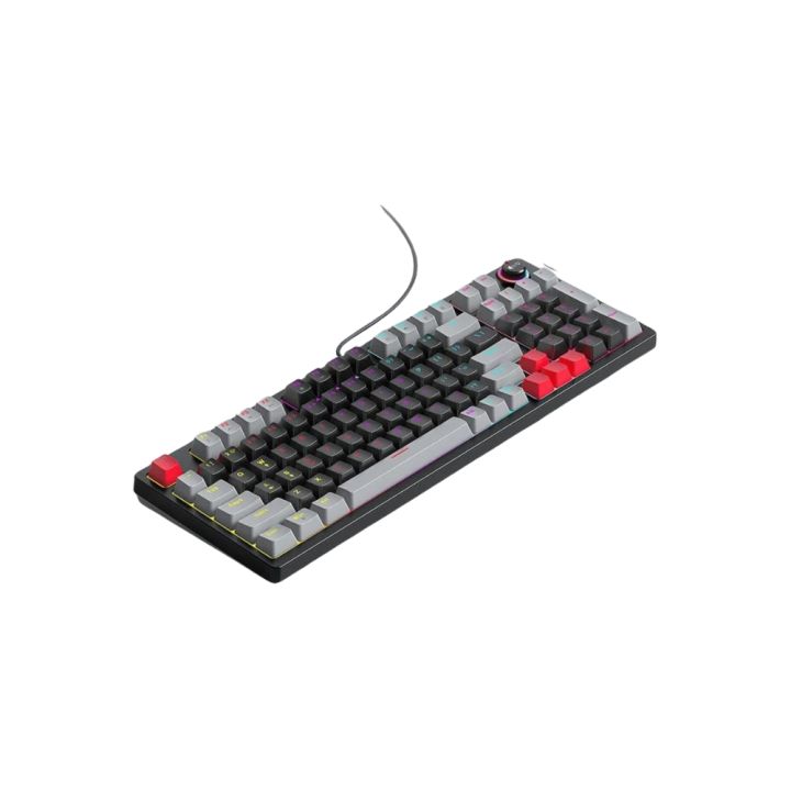 TWOLF T50 WIRED RGB BACKLIT MECHANICAL GAMING KEYBOARD-Full-size wired ...