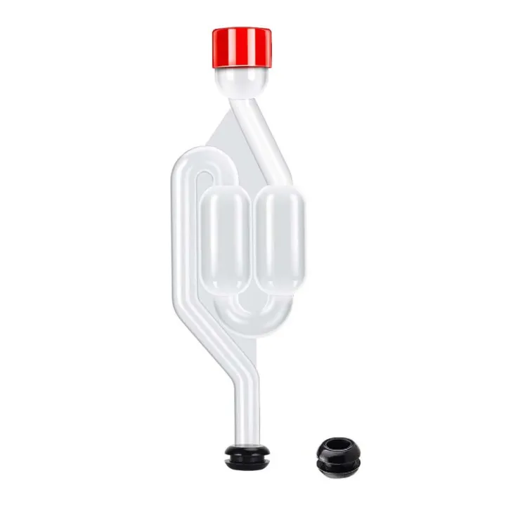 Fermentation Airlock S Type Twin Bubble Airlock with Grommets for BPA ...