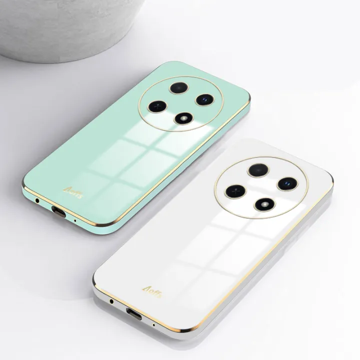For Huawei Nova 12i case Soft Silicone Plating Electroplate Emerald ...