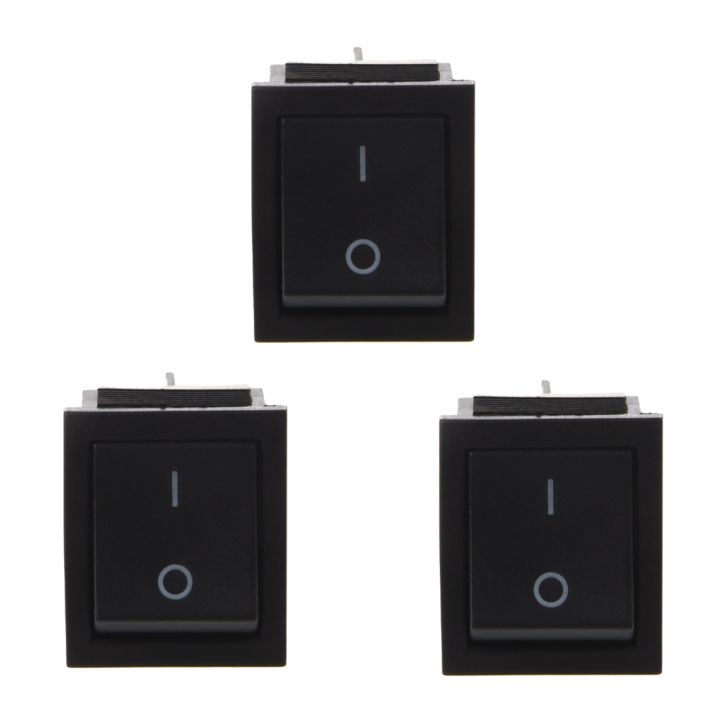 3X AC 250V 16A 4 Pin ON/OFF I/O 2 Position DPST Snap in Boat Rocker ...