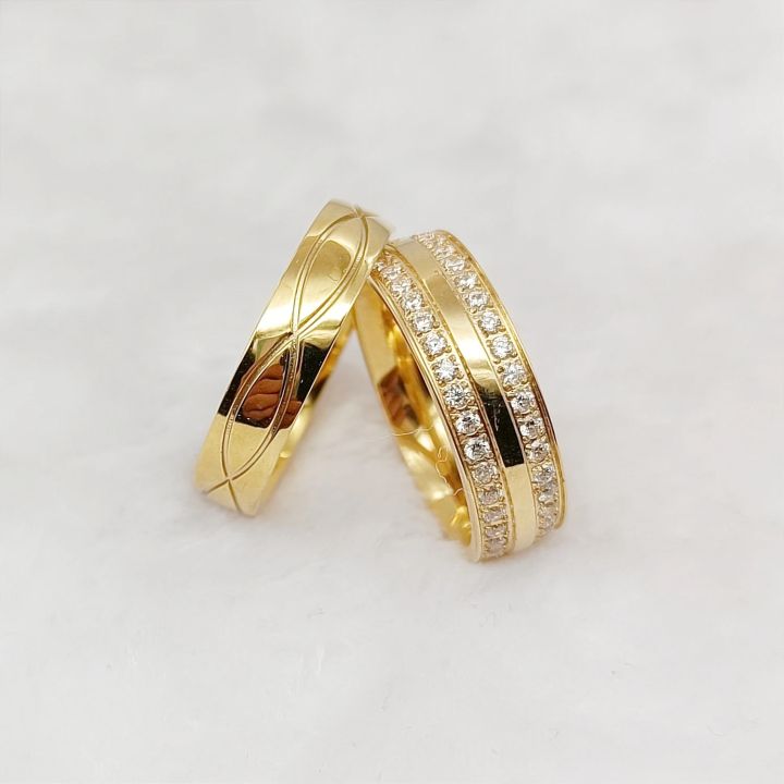 High Quality Vintage Love Wedding Rings For Couples Ladies 18 Carat ...