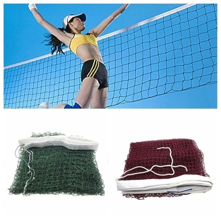 【HOT】 Professional Portable Standard Braided Badminton Net Square Mesh Standard Braided ...